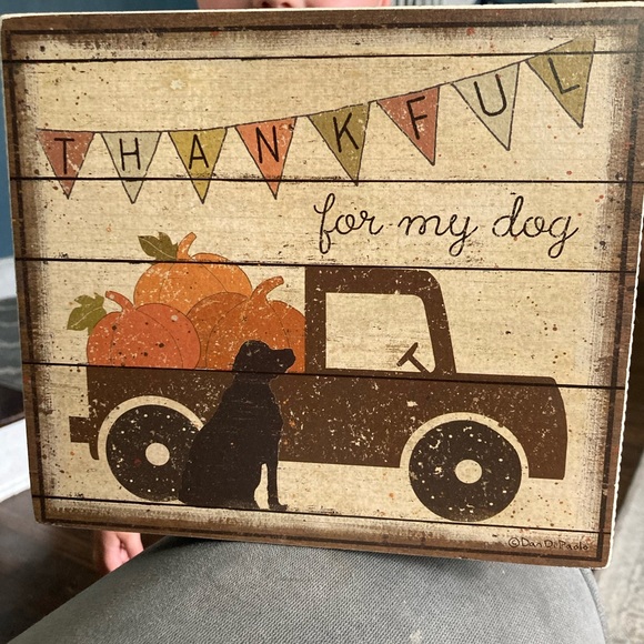 Designs By Kathy | Holiday | Thankful For My Dog Sign 8x 7 | Poshmark